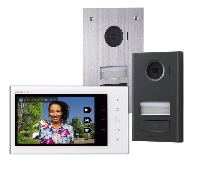 Audio en video intercom voor enkele woning zoals rijtjeswoningen en vila's